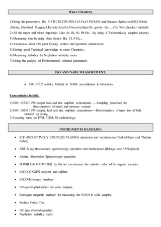 THAMIL-RESUME | DOCX | Chemistry | Science