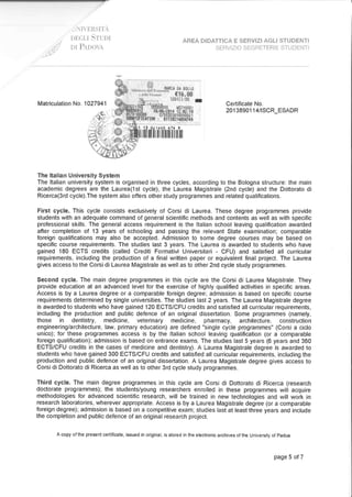 Transcript of records-BSc | PDF