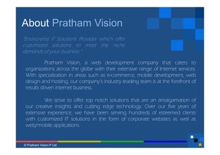Pratham Profile | PPT