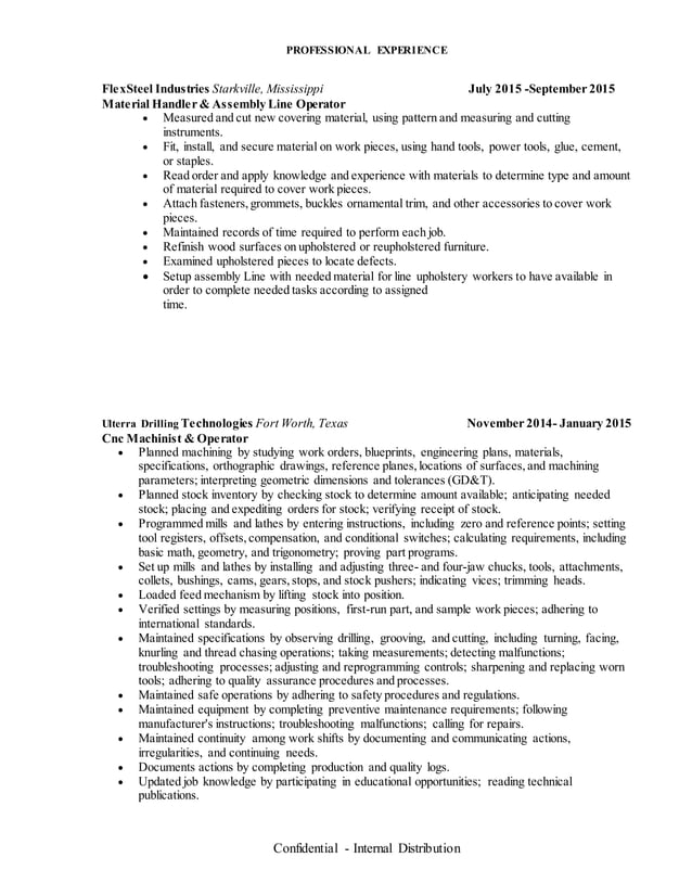 William A Ward Research-Summary of Employment History | PDF