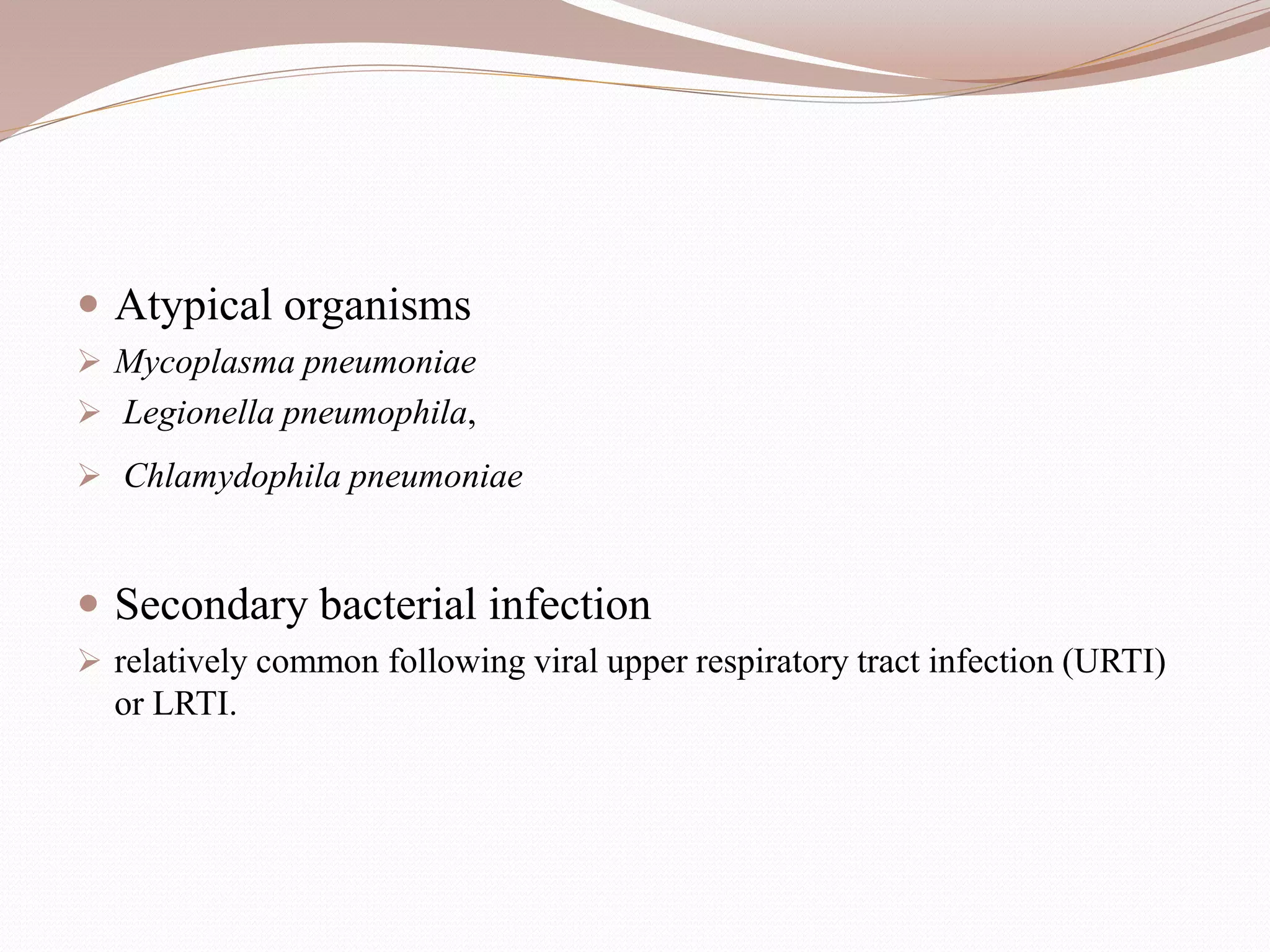 Lower respiratory tract infection (LRTI) in | PPTX