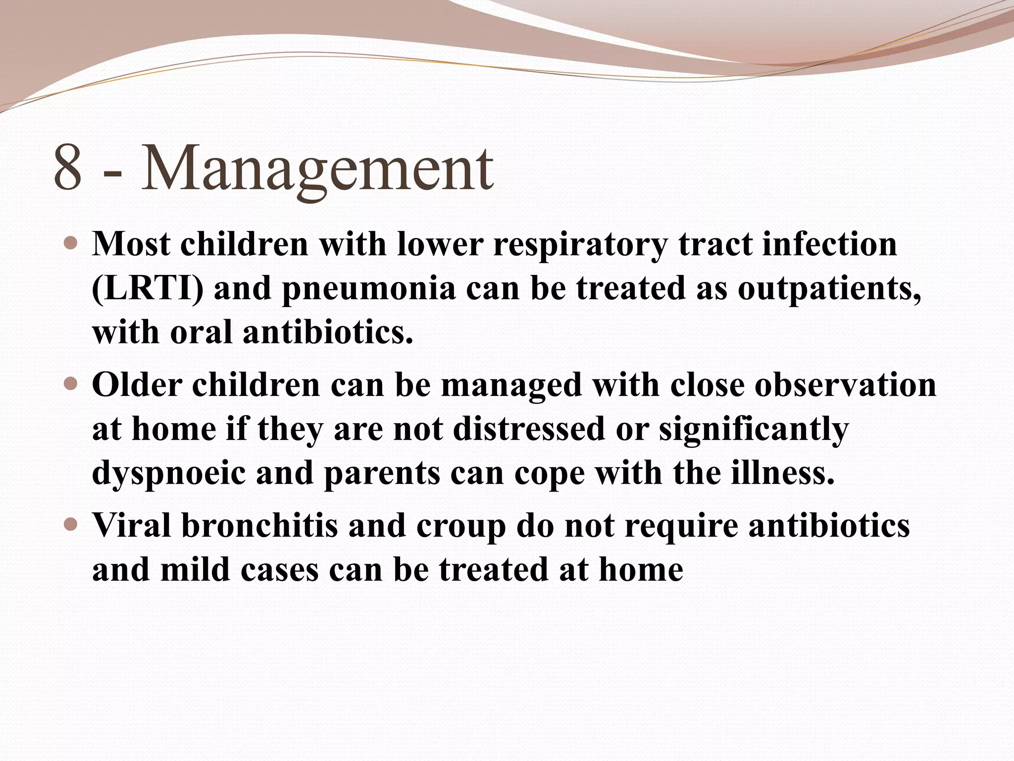 Lower respiratory tract infection (LRTI) in | PPTX