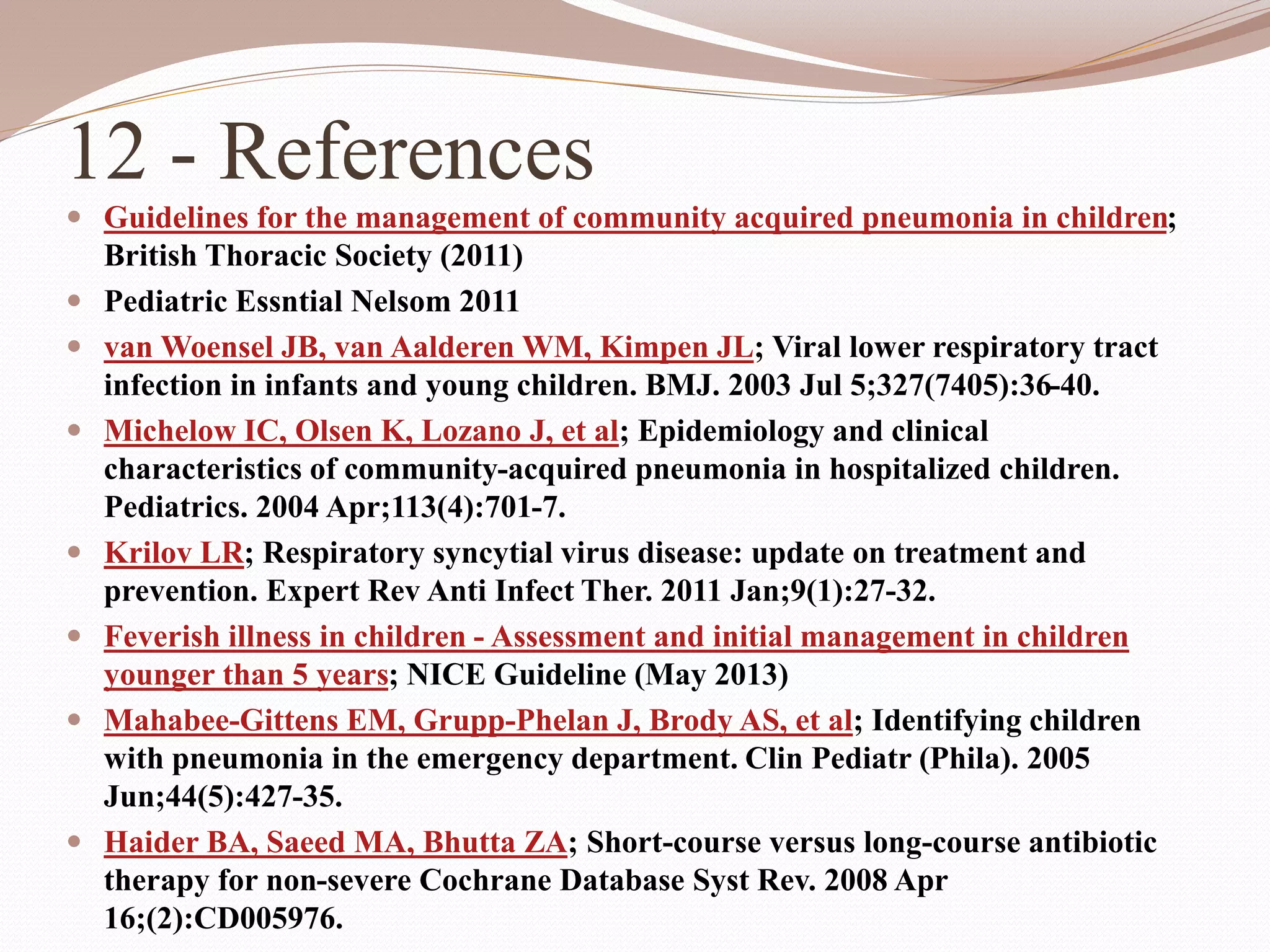 Lower respiratory tract infection (LRTI) in | PPTX