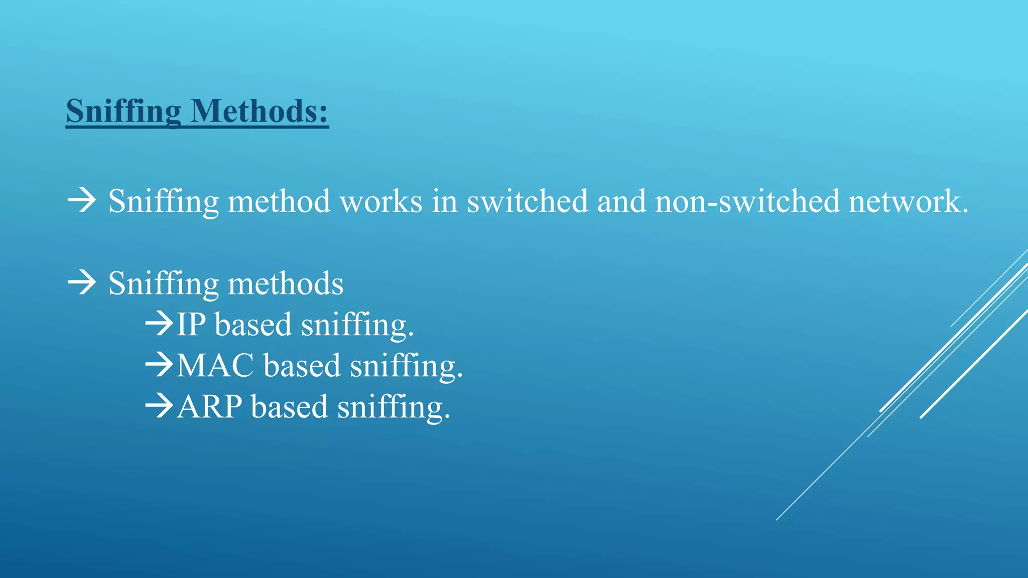 PACKET Sniffer IMPLEMENTATION | PPTX