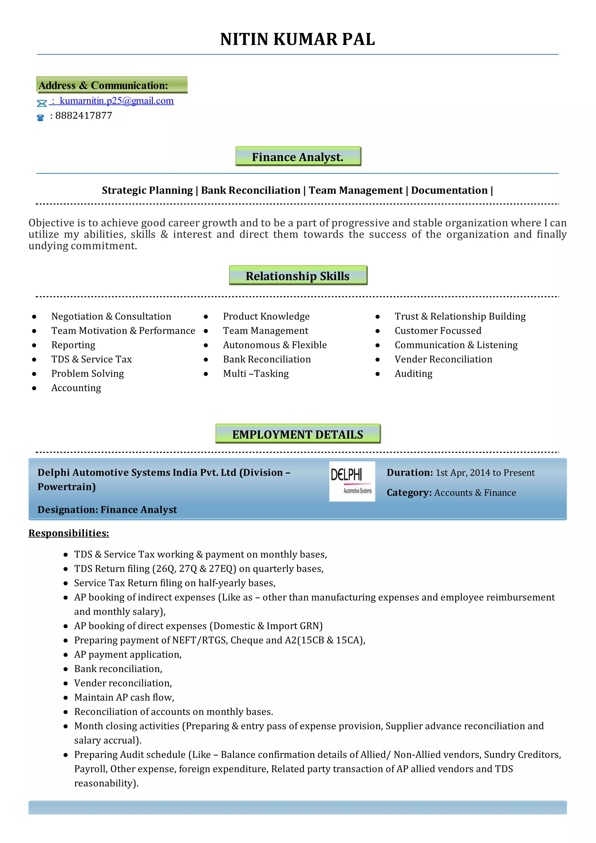 Resume_Nitin | PDF