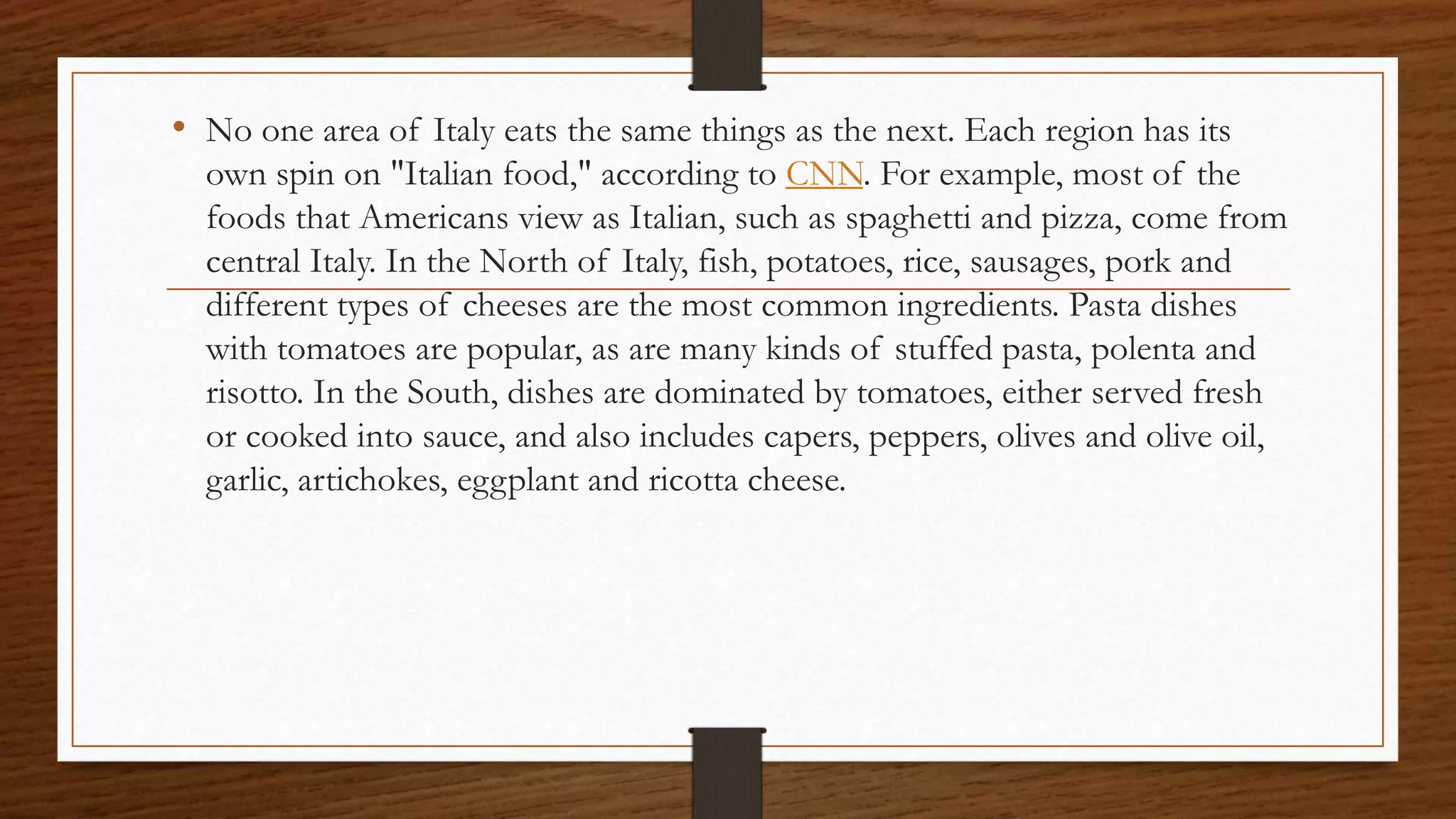 ITALIAN CULTURE | PPTX