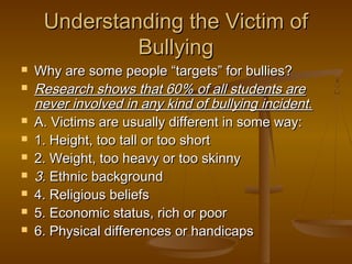 BULLYING.PPT | Crime & Harmful Acts to Individuals, Society & Human ...