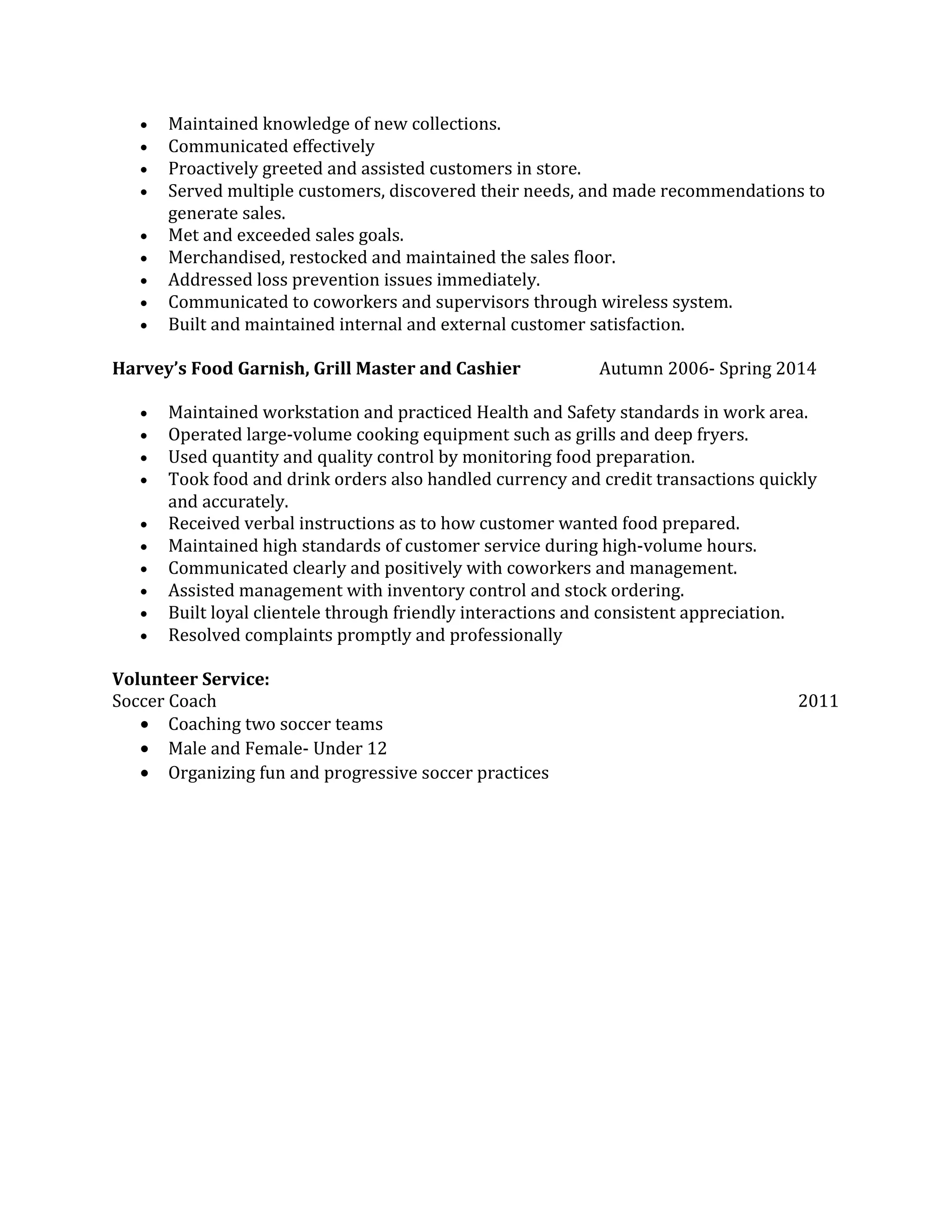 Chiara - Resume | DOC