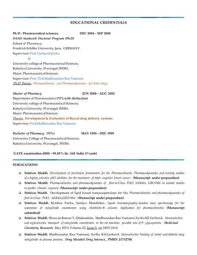 Srinivas Maddi CV _ Prinicipal scientist_ DMPK_ 2015 | DOCX