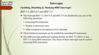 5a_8085 Interrupts & Direct Memory Access_pptx.pdf