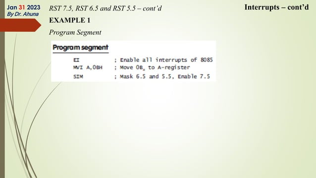 5a_8085 Interrupts & Direct Memory Access_pptx.pdf