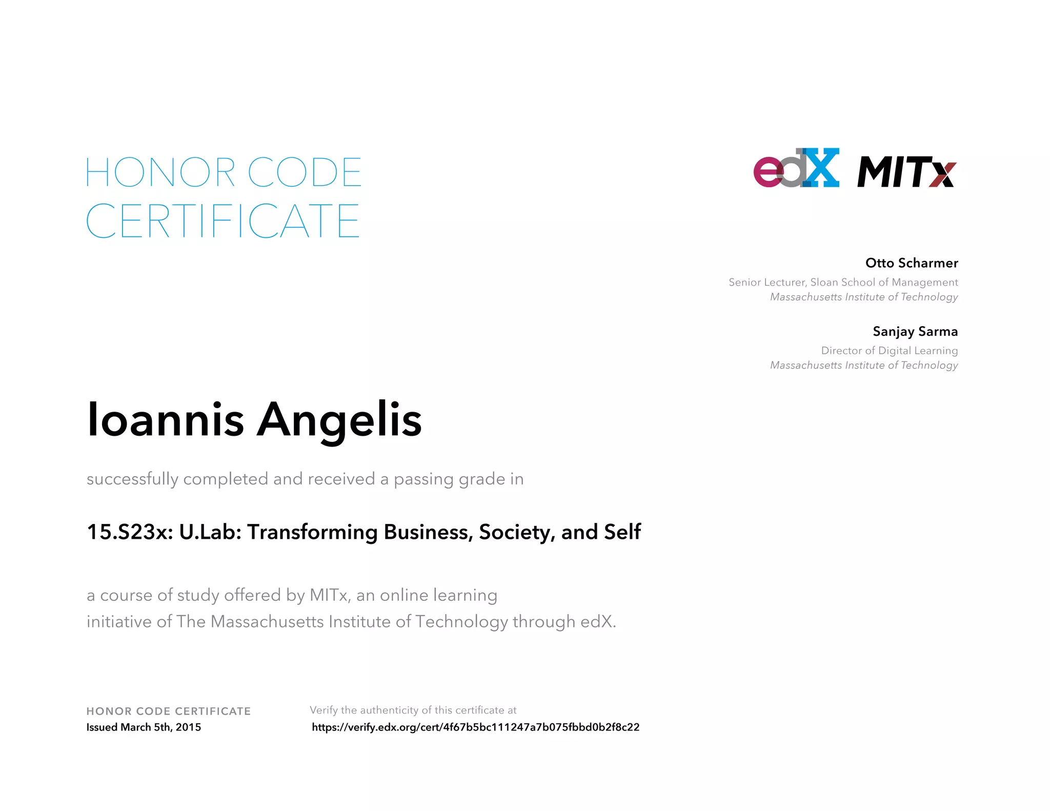 ULab CERTIFICATE | PPT