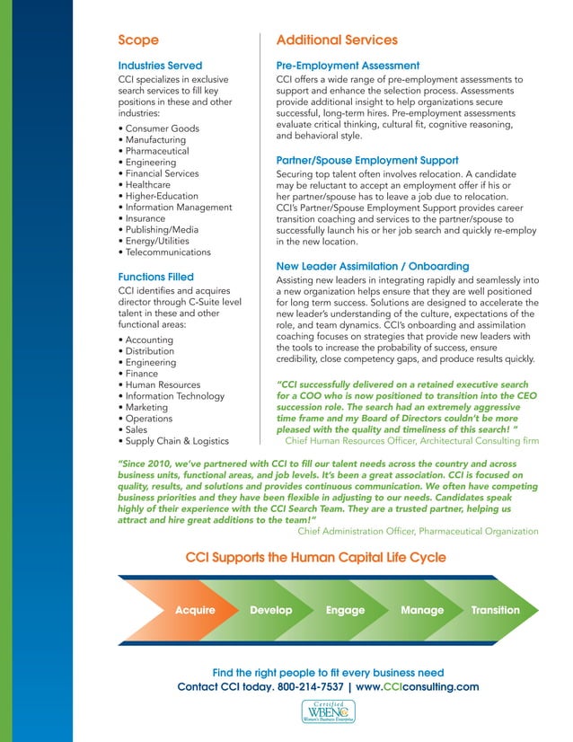 CCI Talent Acquisition | PDF