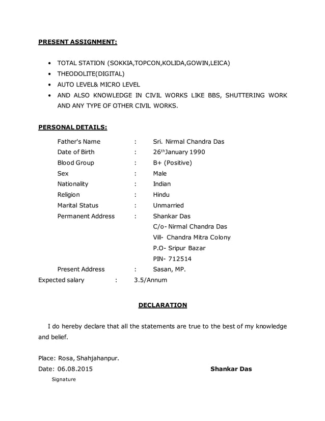 Shankar Das Resume | DOCX