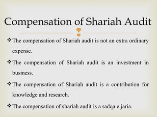 What is Shariah Audit | PPT