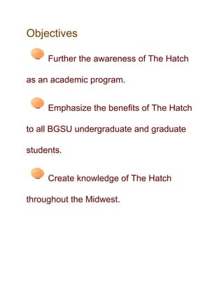 TheHatchPRPlan | PDF