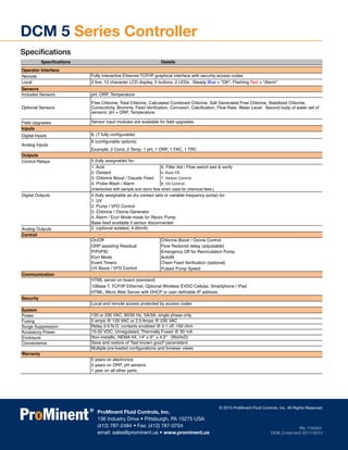 dcm_5 cut sheet 7761461 7761462 7761463 7761464 | PDF