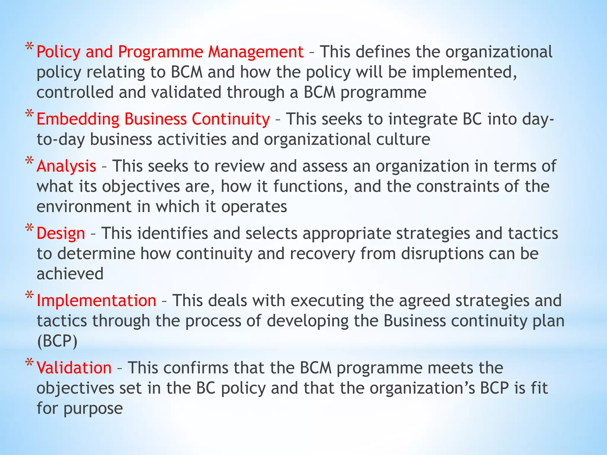 BCMS Presentation1 | PPSX