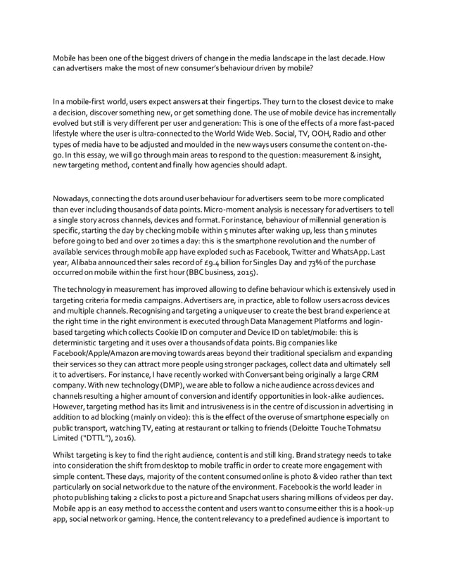 IPA Advanced Exam_Response to Module 1_Thomas Mouquot | PDF