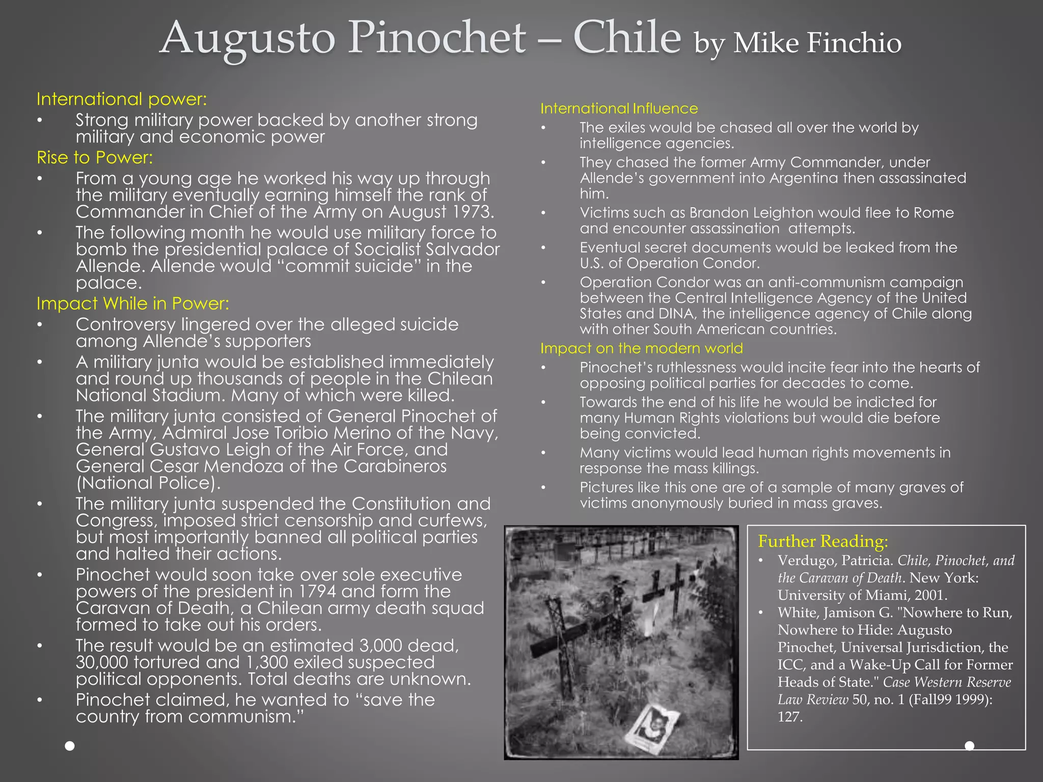Augusto Pinochet- Buck 11-20 | PPTX
