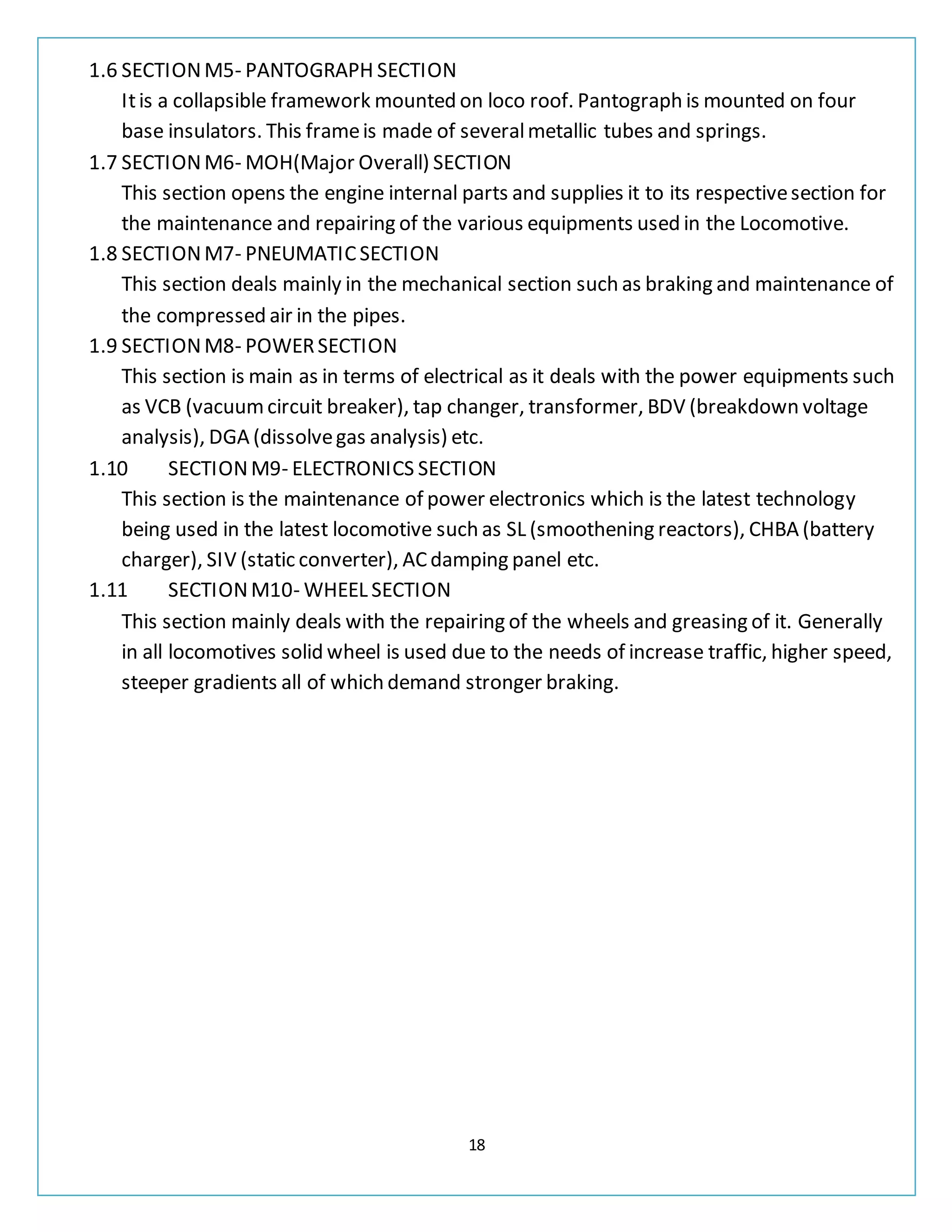 Electric Loco Shed, Tughlakabad, New Delhi | DOCX