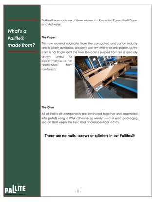 Pallite information pack for 2016 | PDF