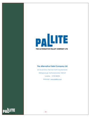 Pallite information pack for 2016 | PDF