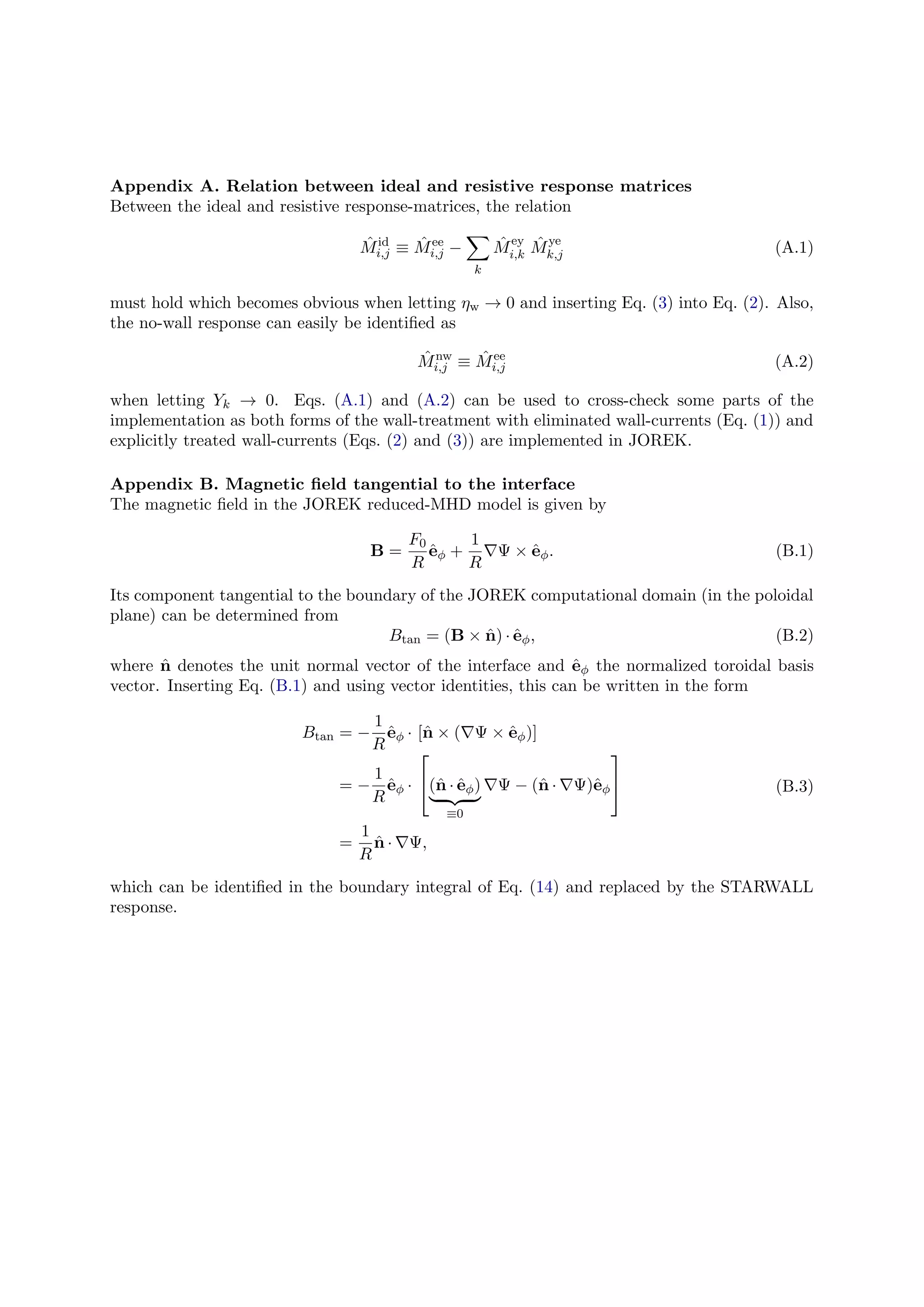 Coupling JOREK and STARWALL for Non-linear Resistive-wall Simulations | PDF