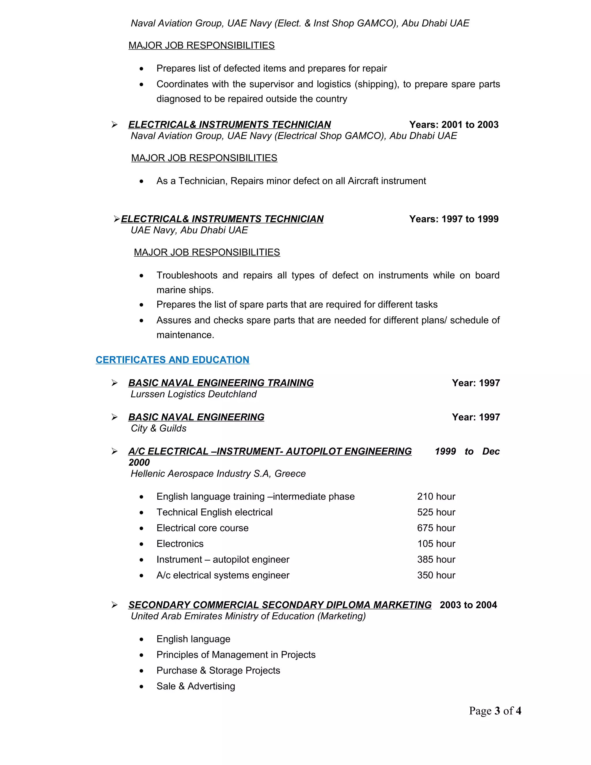 waleed_CV English 16-2 | DOC | Aviation Industry | Industries