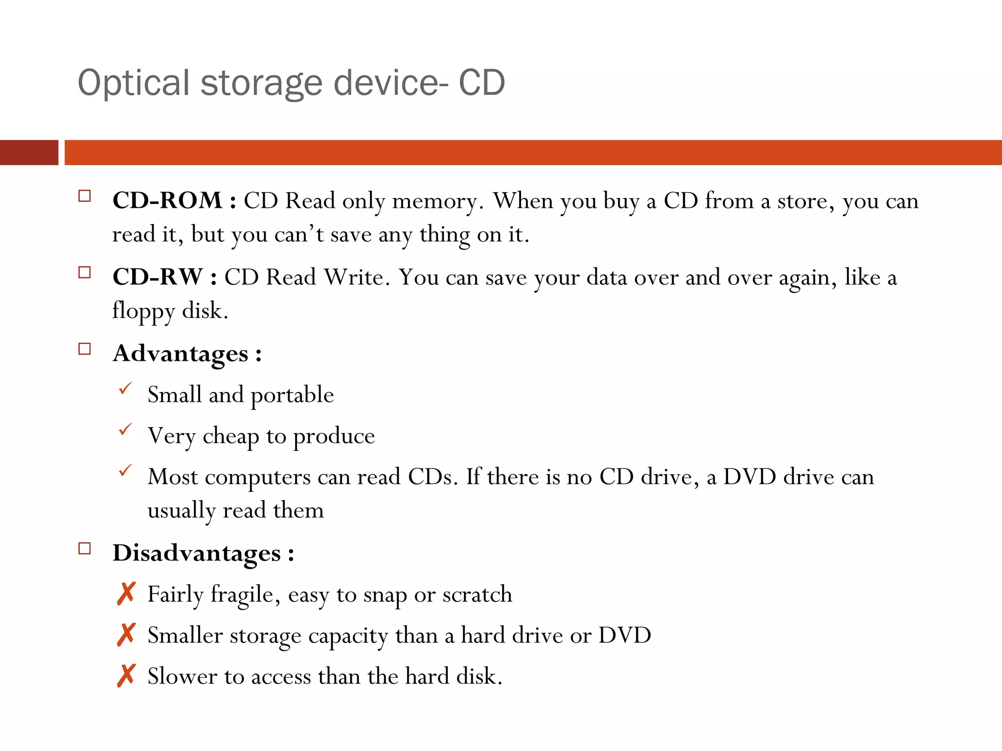 Presentation on storage device | PPT