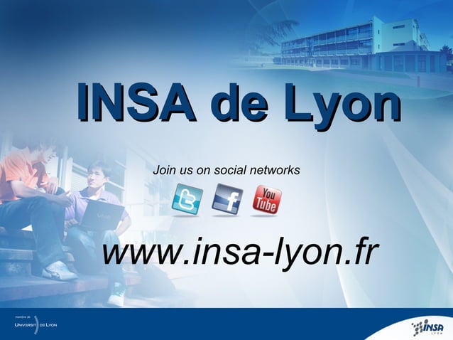INSA de Lyon - Overview | PPT | Professional School | Postgraduate ...