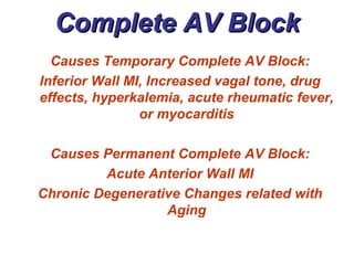Atrioventricular Blocks - BMH/Tele | PPT | Heart and Cardiovascular ...