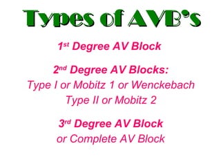 Atrioventricular Blocks - BMH/Tele | PPT | Heart and Cardiovascular ...
