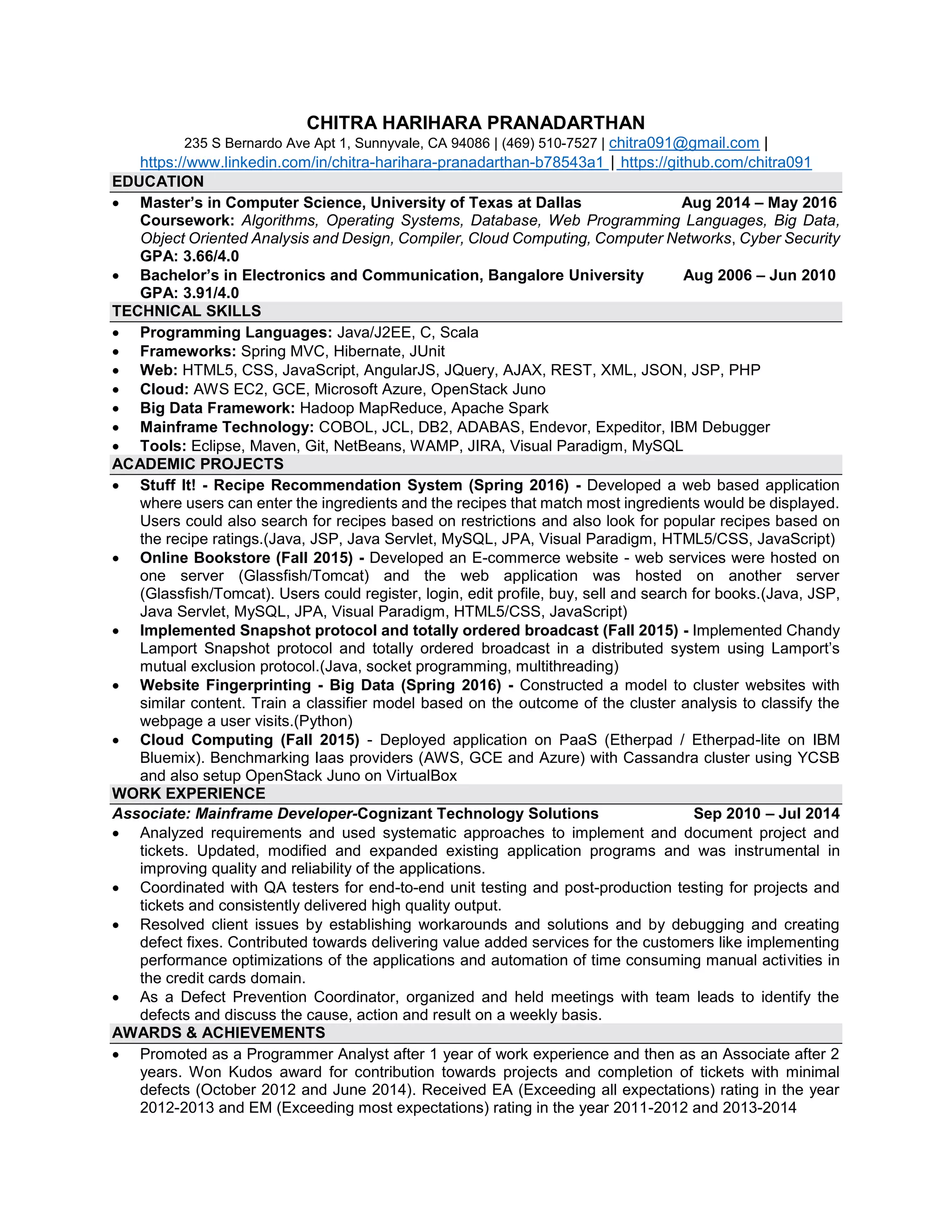 Resume | PDF