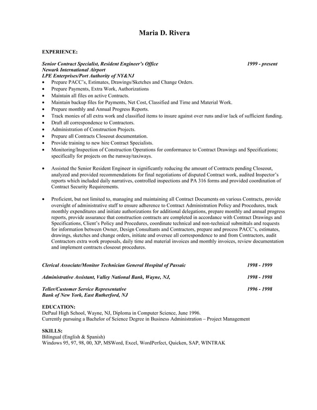 M.Rivera Resume | PDF