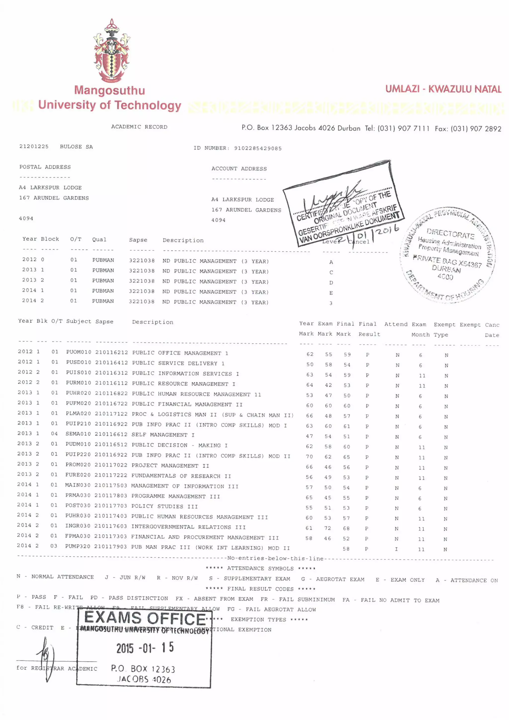 My qualifications | PDF