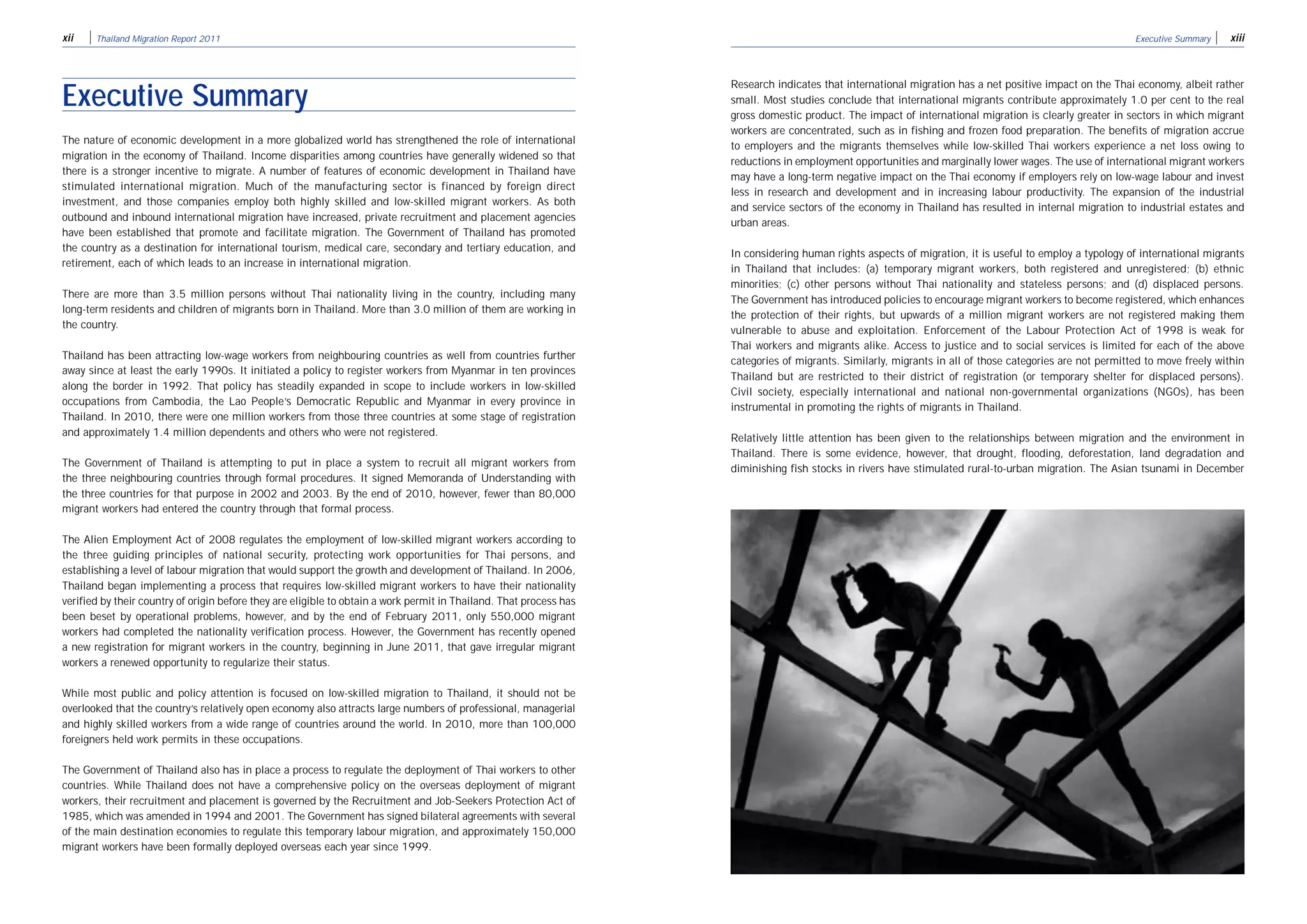 Thailand Migration Report 2011 | PDF