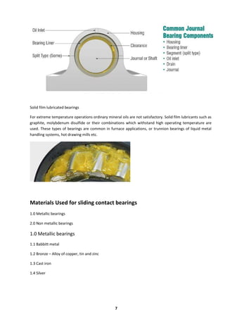 lecture notes on Bearings | PDF