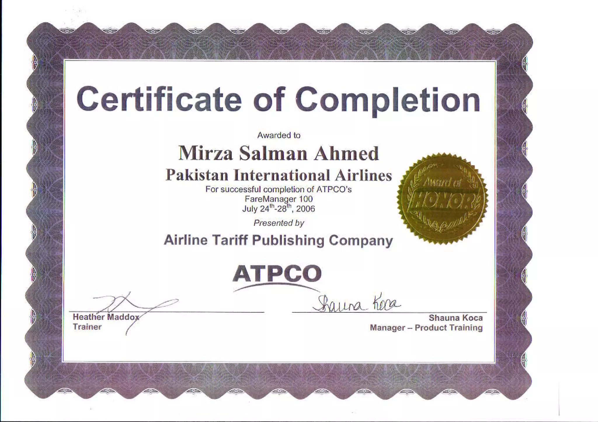 ATPCo (FareManager 100) | PDF