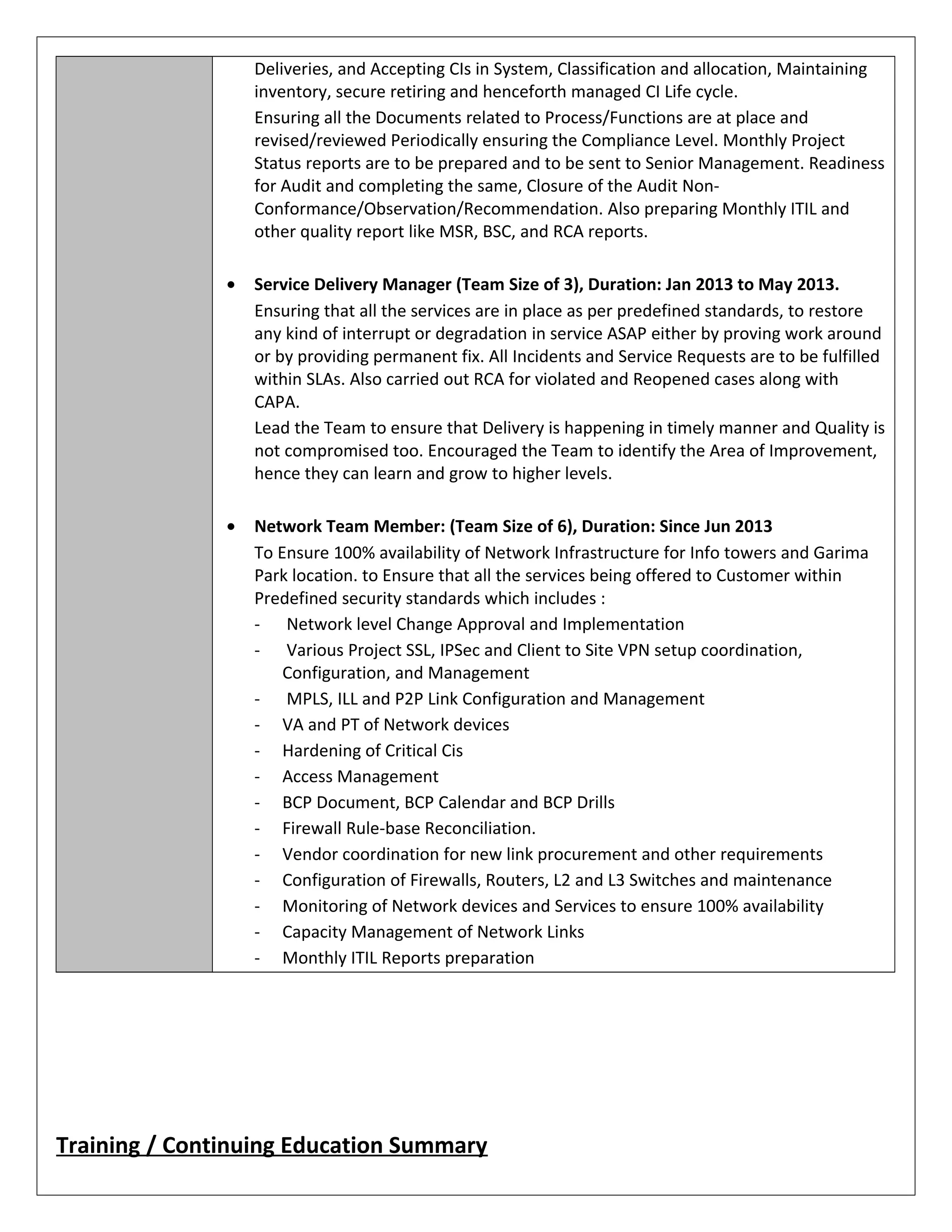 CV of Shruti Mehta | DOC