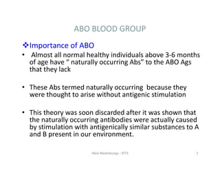 ABO Blood Group system | PDF
