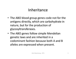 ABO Blood Group system | PDF
