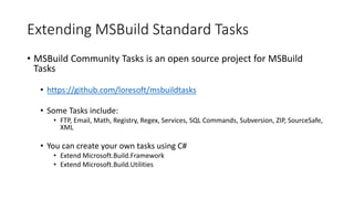 MSBuild Concepts | PPTX