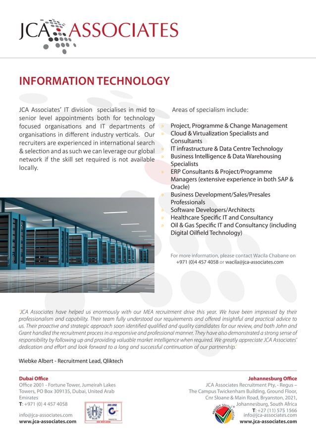 JCA Brochure | PDF | Business Administration | Business