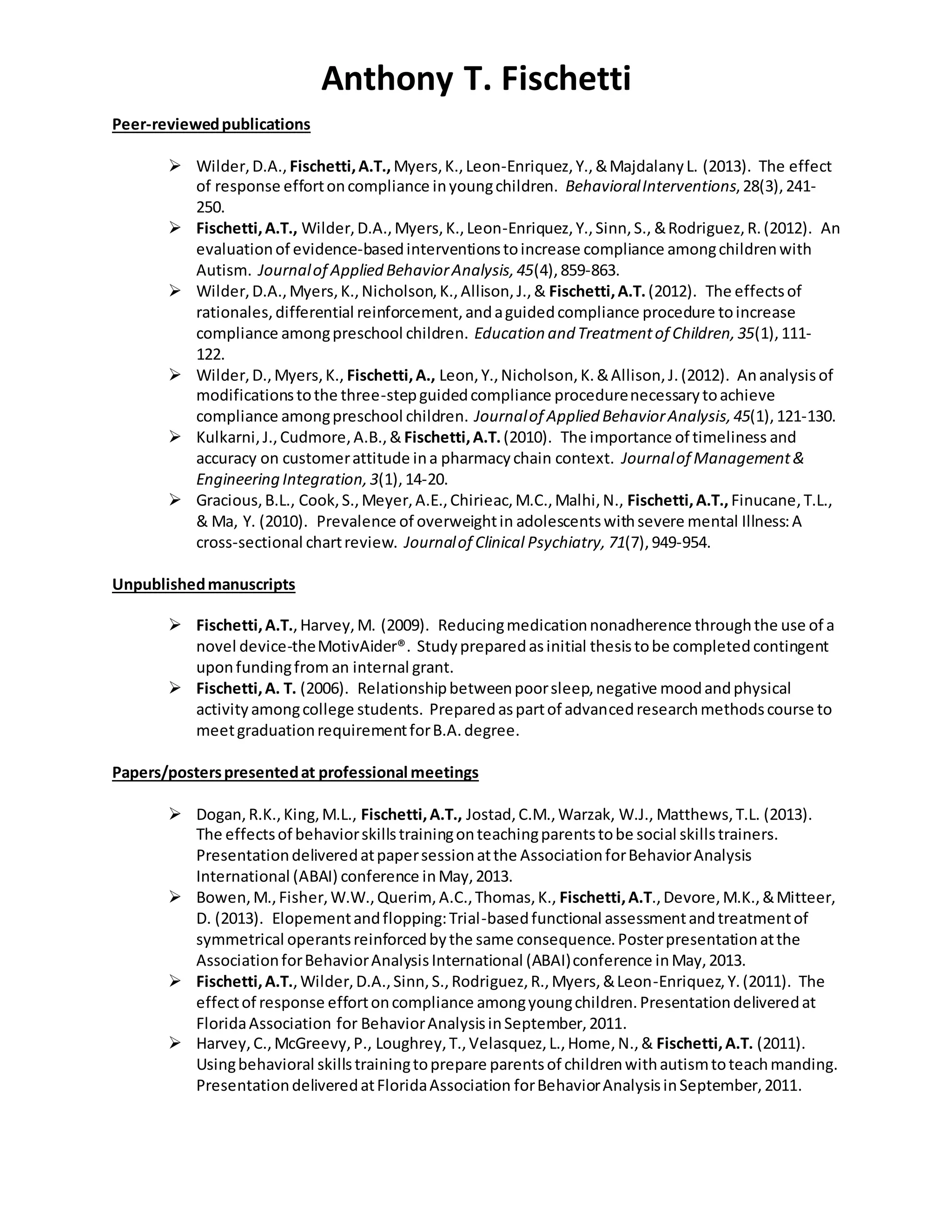 Fischetti (2015)_Biography | PDF