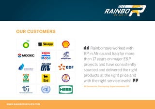 Rainbo Supplies Company Presentation | PDF