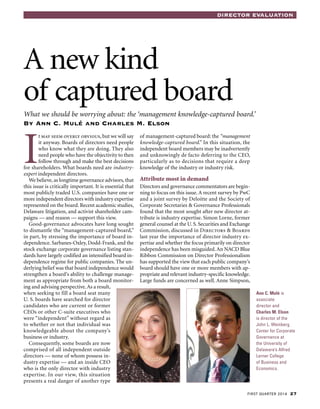 Directors and Boards 2014 article | PDF | Business Administration ...