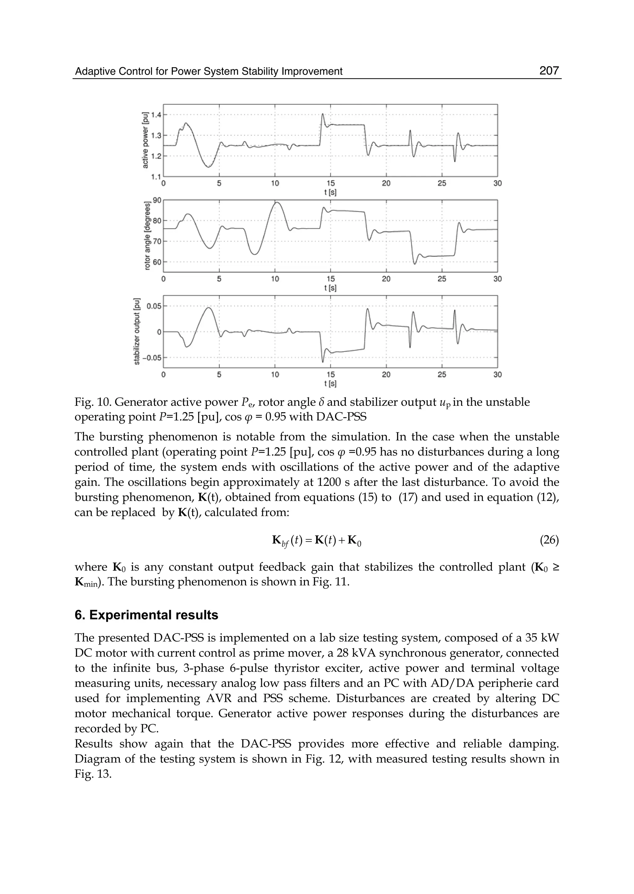 5 adaptive control for power system stability improvement | PDF