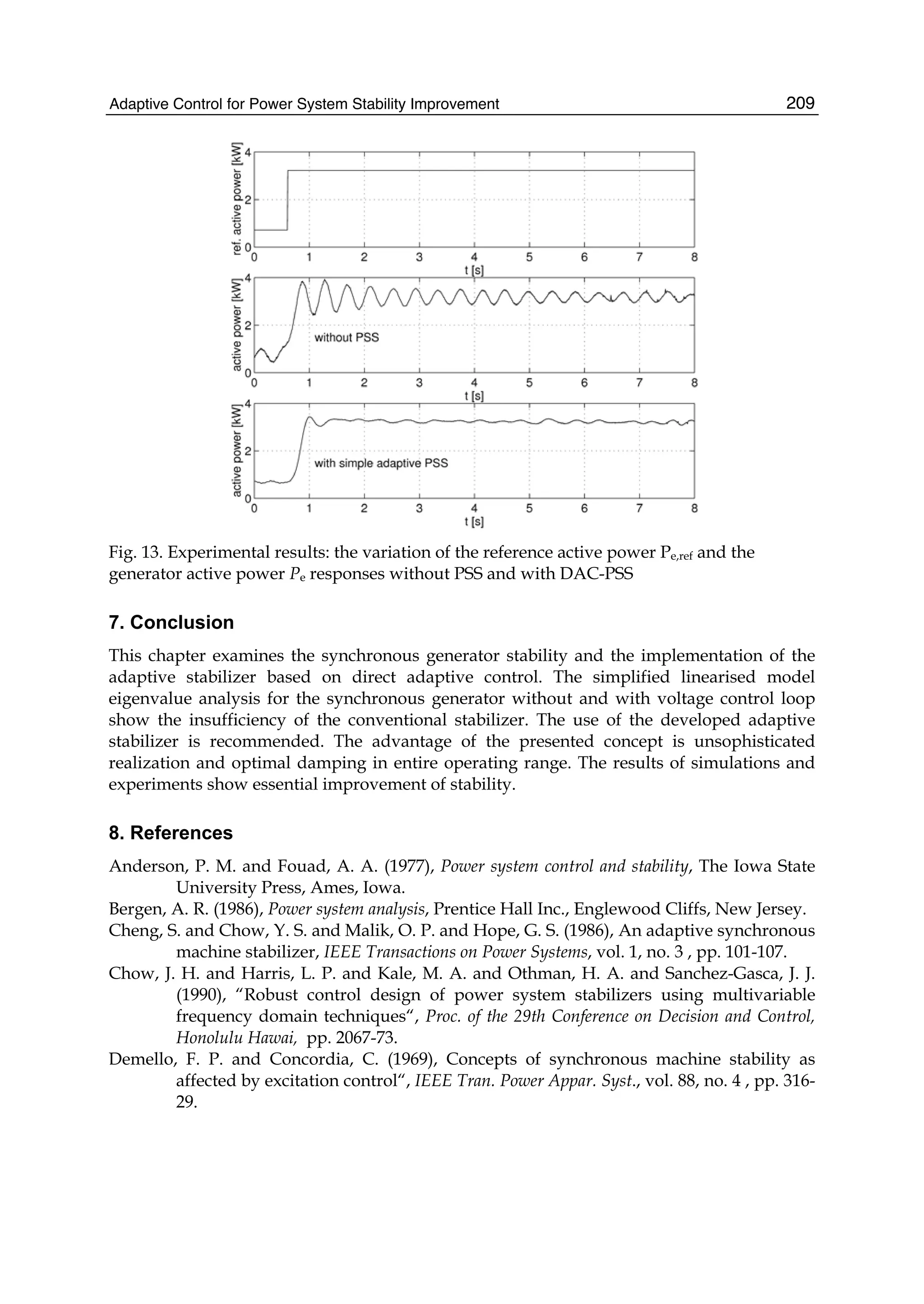 5 adaptive control for power system stability improvement | PDF