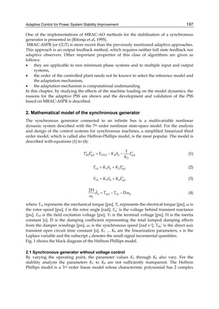 5 adaptive control for power system stability improvement | PDF